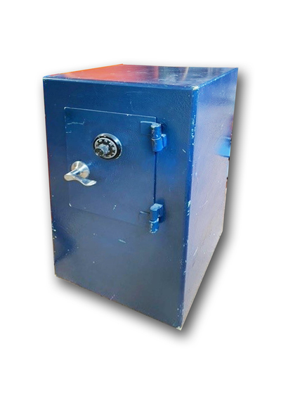 Blue Safe (W: 0.5m H: 0.9m D: 0.47m) - First Scene - NZ's largest prop ...