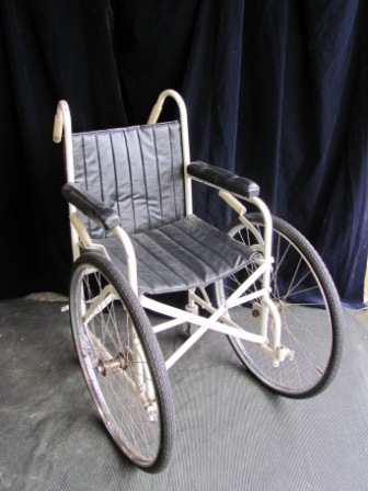 Wheelchair (B) Black Vinyl Big Front Wheels - First Scene - NZ's ...