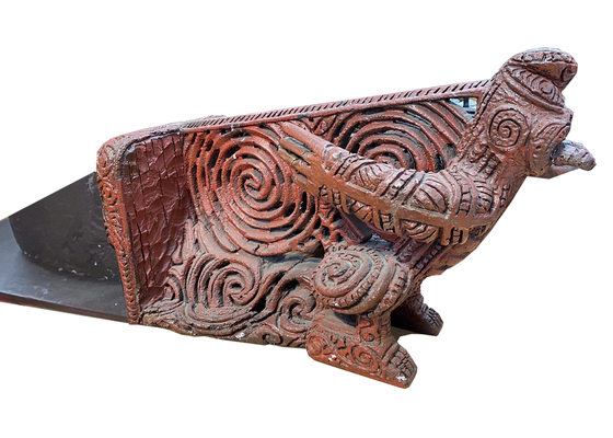 Maori Carving #12 Waka Prow Medium (L: 1.2M) - First Scene - NZ's ...