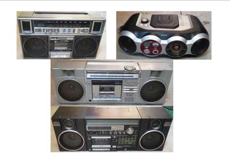 Stereos/Boom Boxes Assorted Radio - First Scene - NZ's largest prop ...