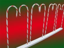 Long Candy Cane Fence Base (2.4m long, takes 8 canes) - First Scene ...