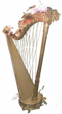Harp (1.3m) - First Scene - NZ's largest prop & costume hire company.
