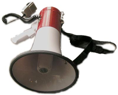 Prop Only Megaphone Not Electric - First Scene - NZ's largest prop ...