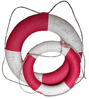 Life Rings Red & White (D75cm) [x= 10] - First Scene - NZ's largest ...