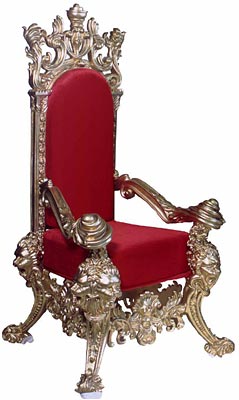 Santa Throne #1 (H: 187cm x W: 102 cm x L: 113 cm) - First Scene - NZ's ...