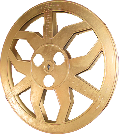 Gold Film Reel (D: 35 cm) - First Scene - NZ's largest prop & costume ...