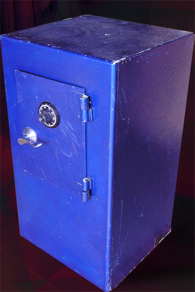 Blue Safe - First Scene - NZ's largest prop & costume hire company.