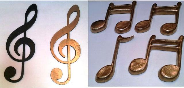 Musical Notes (Paper Mache or Wooden) - First Scene - NZ's largest prop ...